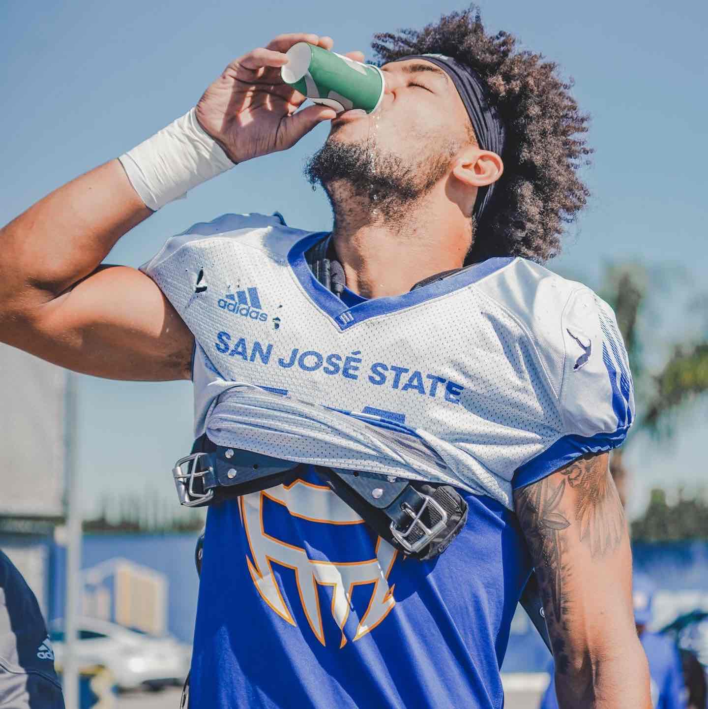 Elijah Wood, Linebacker, Outside Linebacker, San Jose State Spartans ...