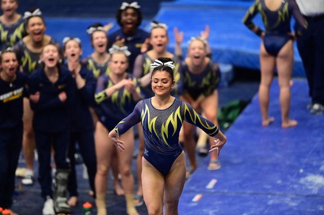 Alyssa Guns, Balance Beam, Floor, Vault, Kent State Golden Flashes ...