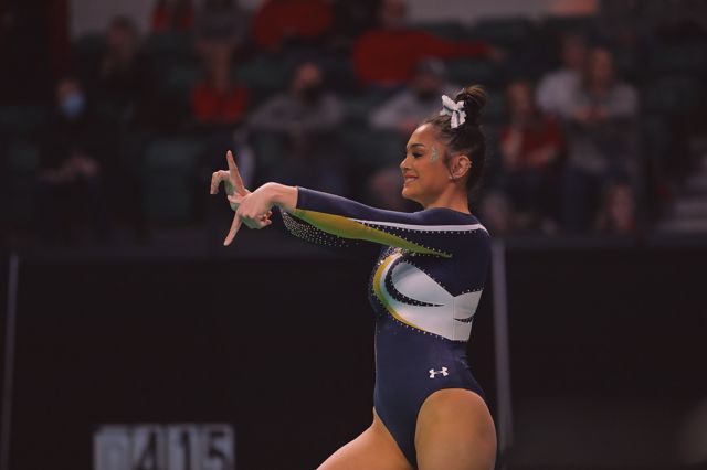 Alyssa Guns, Balance Beam, Floor, Vault, Kent State Golden Flashes ...
