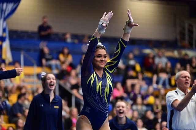 Alyssa Guns, Balance Beam, Floor, Vault, Kent State Golden Flashes ...