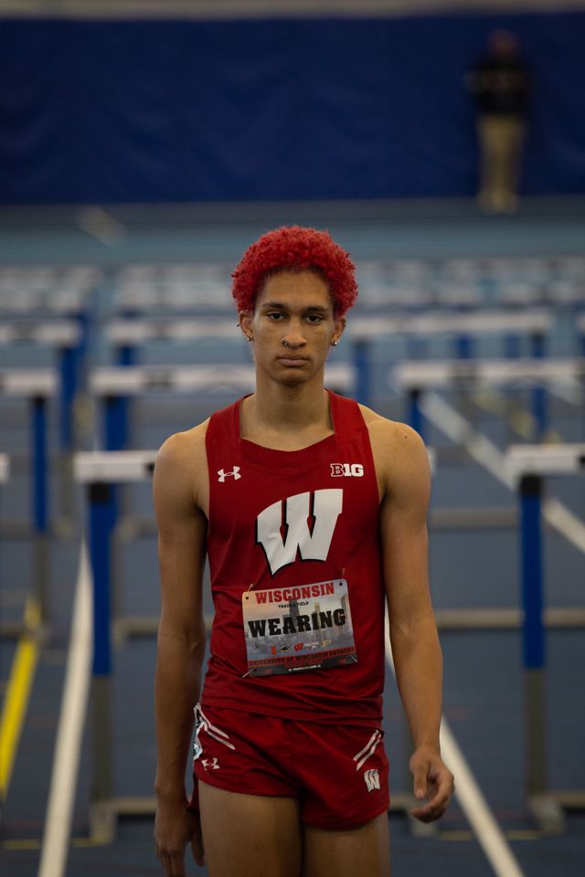 Giovanni Wearing, Hurdles, Sprints, Wisconsin Badgers - NIL Profile ...