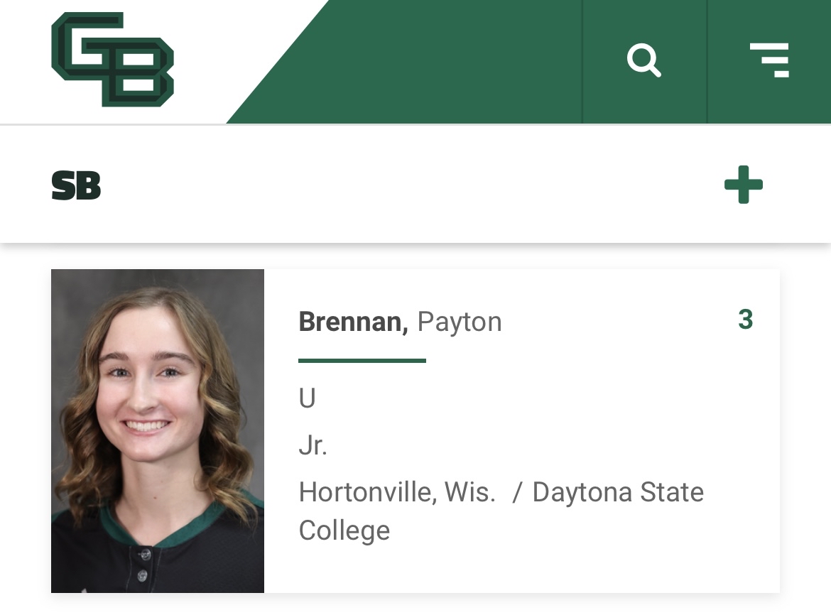 Payton Brennan, Shortstop, Outfielder, Utility, Wisconsin Green Bay ...