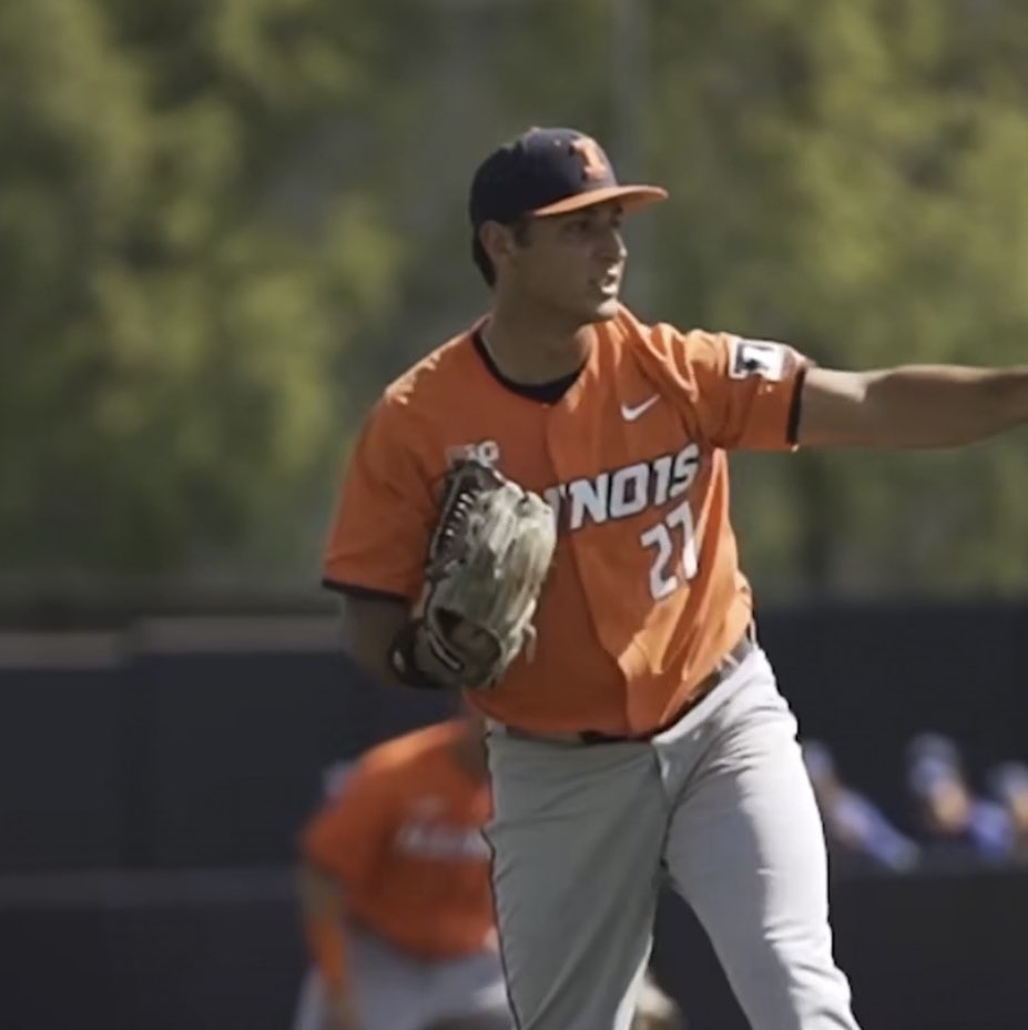Cooper Omans, Left Handed Pitcher, Illinois Fighting Illini - NIL ...