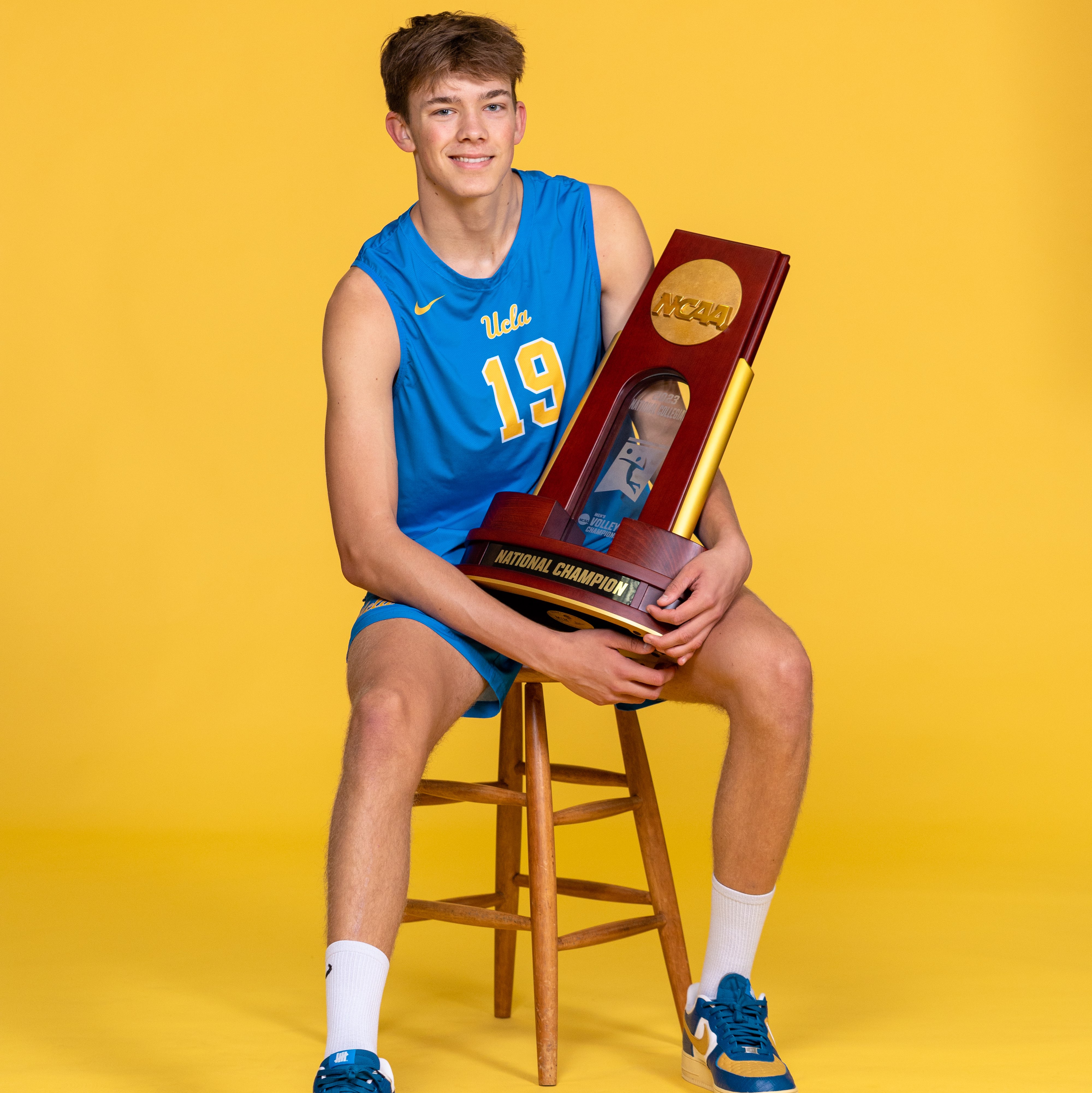 David Decker, Right side hitter, Opposite hitter, UCLA Bruins - NIL ...