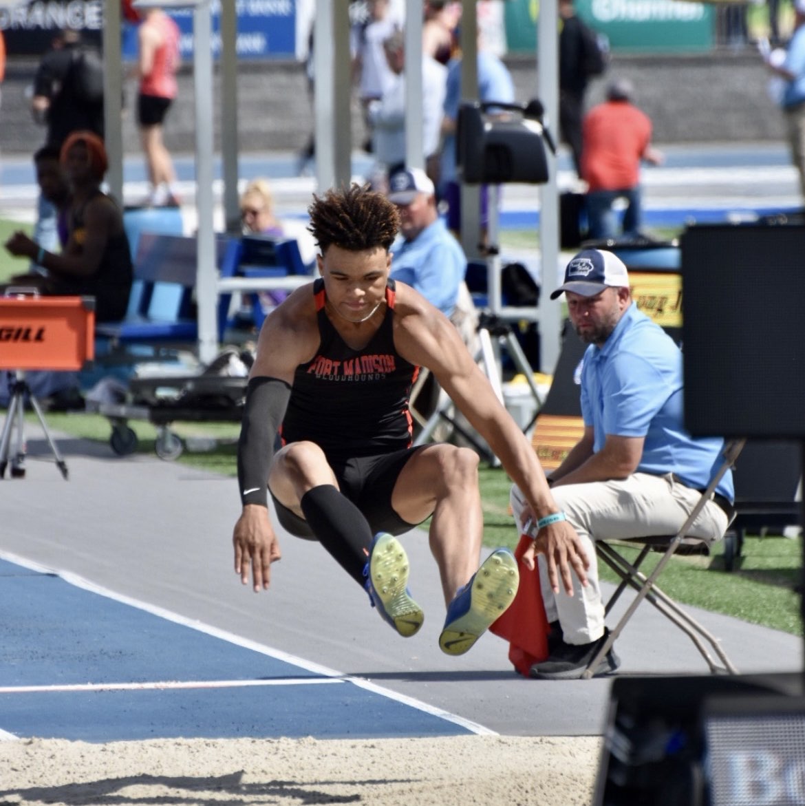 Dayton LaMar, Long Jump, High Jump, Jumps, Indian Hills Community ...