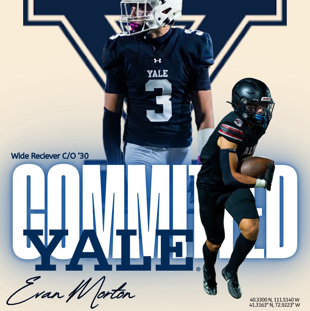 Evan Morton, Wide Receiver, Sprints, Yale Bulldogs - NIL Profile ...